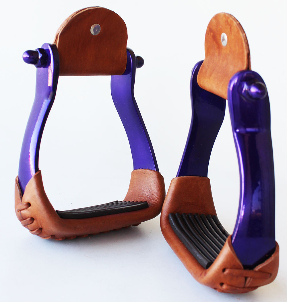 Horse Western Saddle Tack Barrel Racing Aluminium Stirrups 5181 | eBay